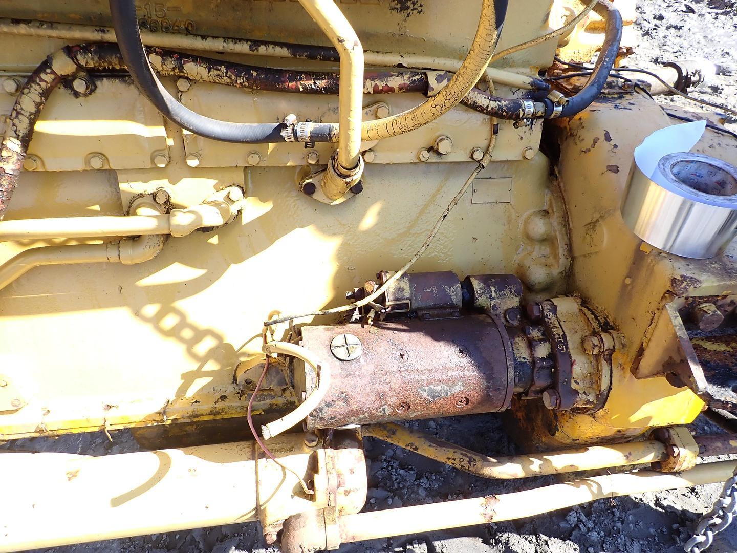 1968 Caterpillar D339 Turbo Diesel Engine MINT RUNNER! VIDEO! D7 D7E ...