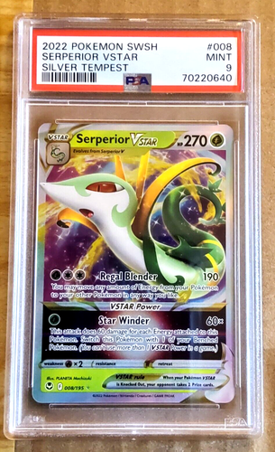 Pokémon TCG Serperior VSTAR Sword & Shield - Silver Tempest 008/195 ...