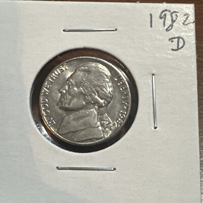 1982 D Jefferson Nickel - BU - Uncirculated Free Shipping | eBay