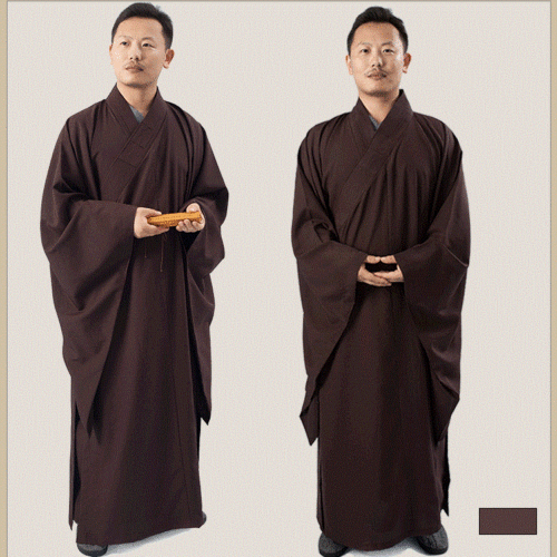 Buddhist Robe Men Women Frock Buddhist Supply Long Meditation Clothing ...