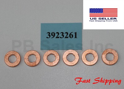 12 valve injector Thic copper sealing washers for 91-98 Dodge Cummins 5 ...