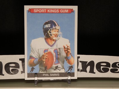 2022 Sport Kings Gum Phil Simms Football Card #88 New York Giants NFL ...
