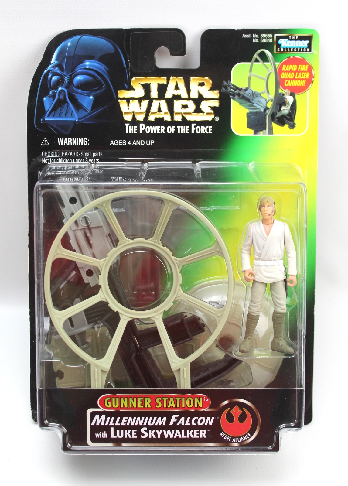 Star Wars Gunner Station Millennium Falcon Luke Skywalker Figure Kenner ...