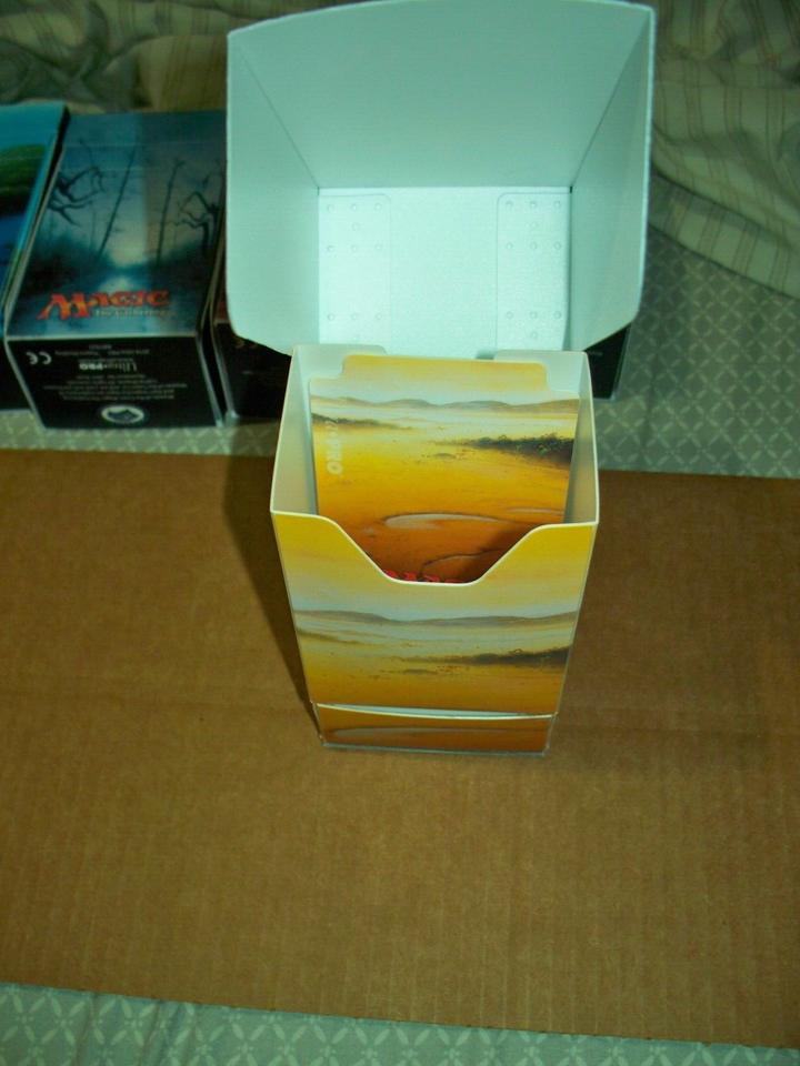 MTG Magic 5x Ultra Pro Mana Deck Box Unhinged Land Art Full Set 80+ w ...