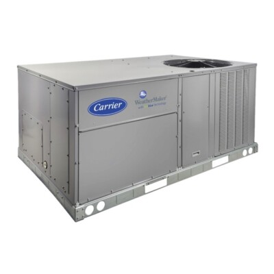 (6)- CARRIER GAS HEAT/ELECTRIC 5 TON PACKAGED ROOFTOP UNIT 208/230 V 3 ...