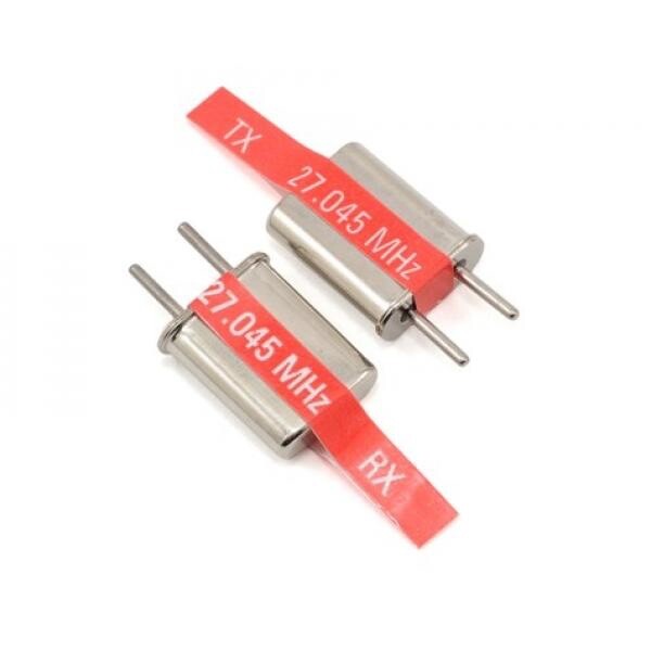 TRAXXAS 2032 27mhz CRYSTAL set #2 RED 27.045mhz crystals TQ transmitter ...