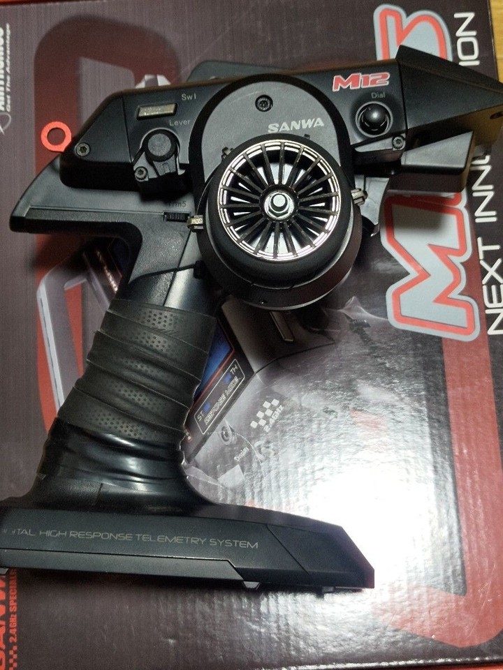 Sanwa M12 Transmitter Receiver Set RC Radio Control Remote Controller ...