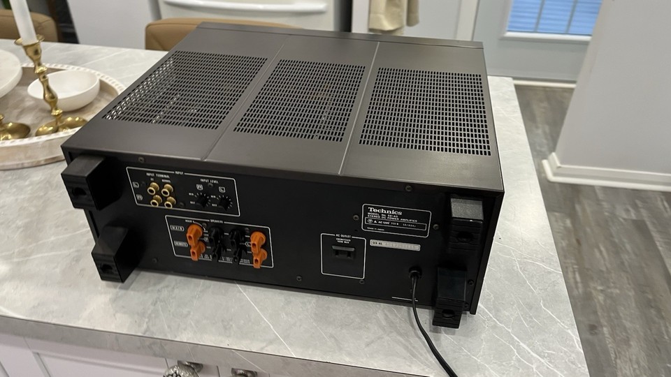 120V NICE TECHNICS SE-A5 AMPLIFIER ALL OK,,NON SMOKING HOUSE BROTHER SE ...