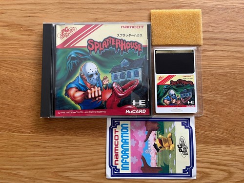 BROKEN! Original Splatterhouse JPN PC Engine Turbo Duo TurboGrafx Promo ...
