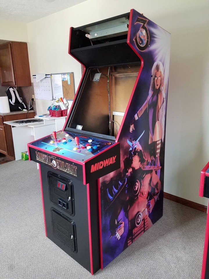Mortal Kombat 3 Arcade Side Art Artwork MK3 UMK3 Decal Overlay CPO ...