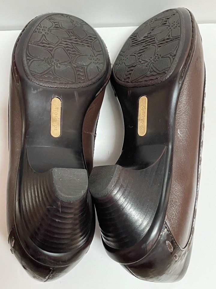 Softspots Shoes Womens Sheridan Pump Heel Slip On Spool 6M | eBay