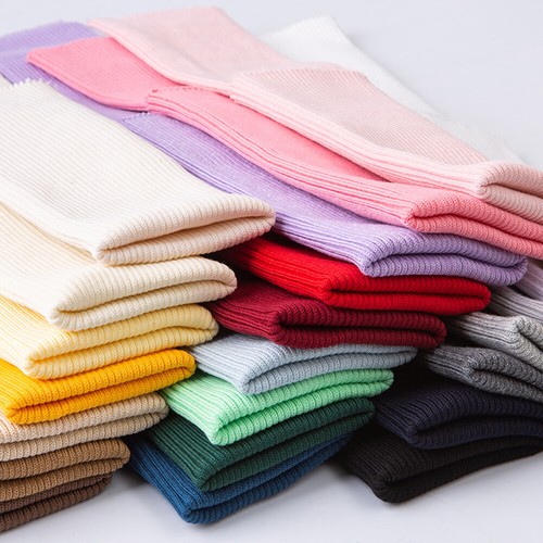 Elastic Knitted Rib Seamless Tubular Cuff Trims Fabric Sew Stretch ...