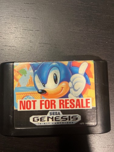 Sonic the Hedgehog Sega Genesis Cartridge Only Tested & In Working ...