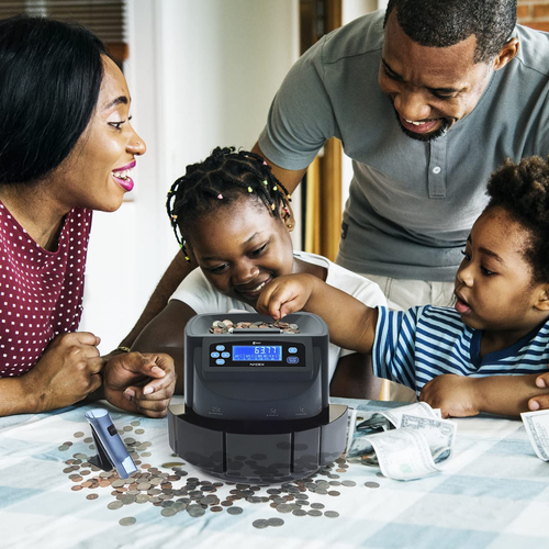 Coin Counter Wrapper Sorter Tubes Digital Electronic Auto Money ...