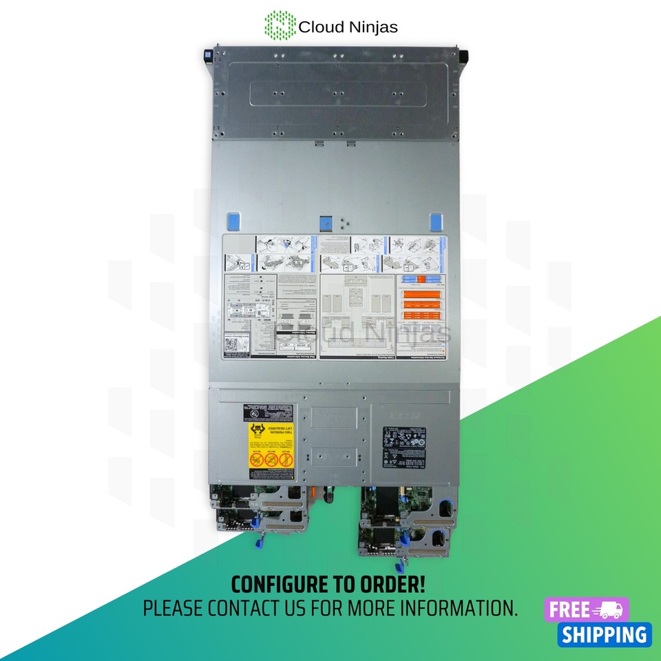 Dell PowerEdge C6400 12 Bay LFF 4x C6420 Nodes 4x Xeon Gold 6148 Blade ...