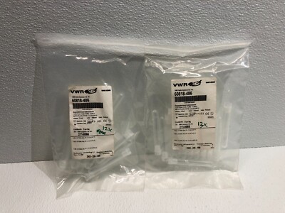 VWR 60818-486 Disposable/Round Bottom 12 x 75mm Culture Tubes 5.0mL Lot ...