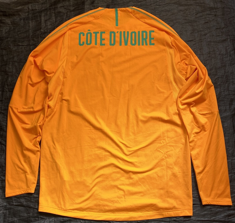 Ivory Coast training LONG SLEEVE jersey shirt PUMA Côte d'Ivoire adult ...