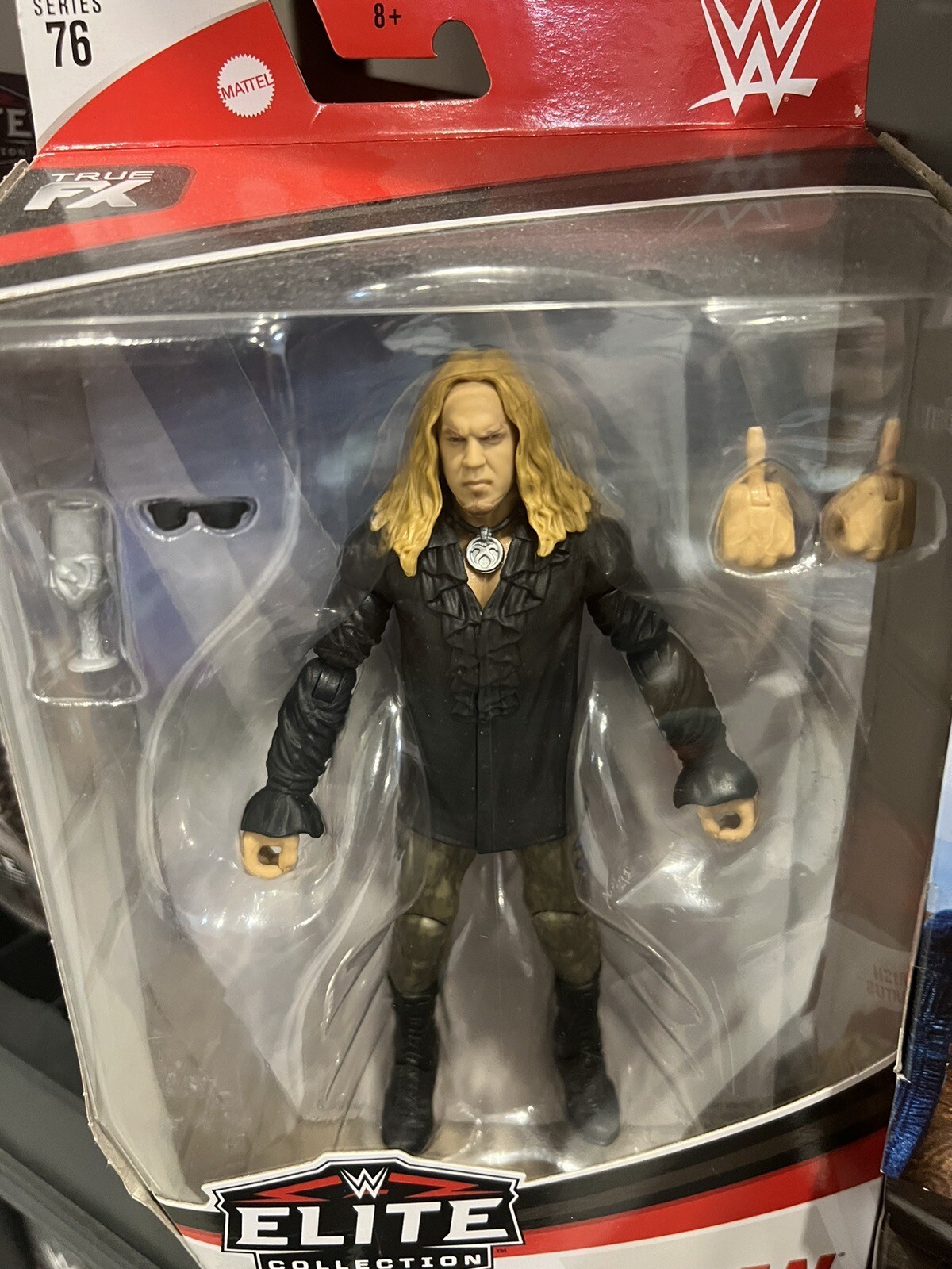 New Mattel WWE Elite Christian Series 76 Chase Variant Black Brood ...