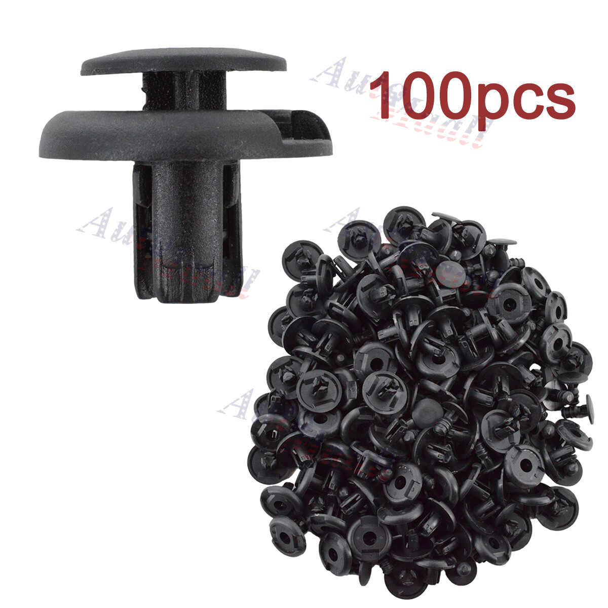 100pcs Fender Bumper Clips For 7mm Hole Mazda 2 3 5 6 626 B2300 B2500 ...