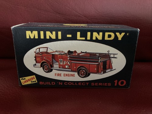 #10 NIOB Vintage Mini Lindy Lindberg Build N Collection Snap Fit Fire ...