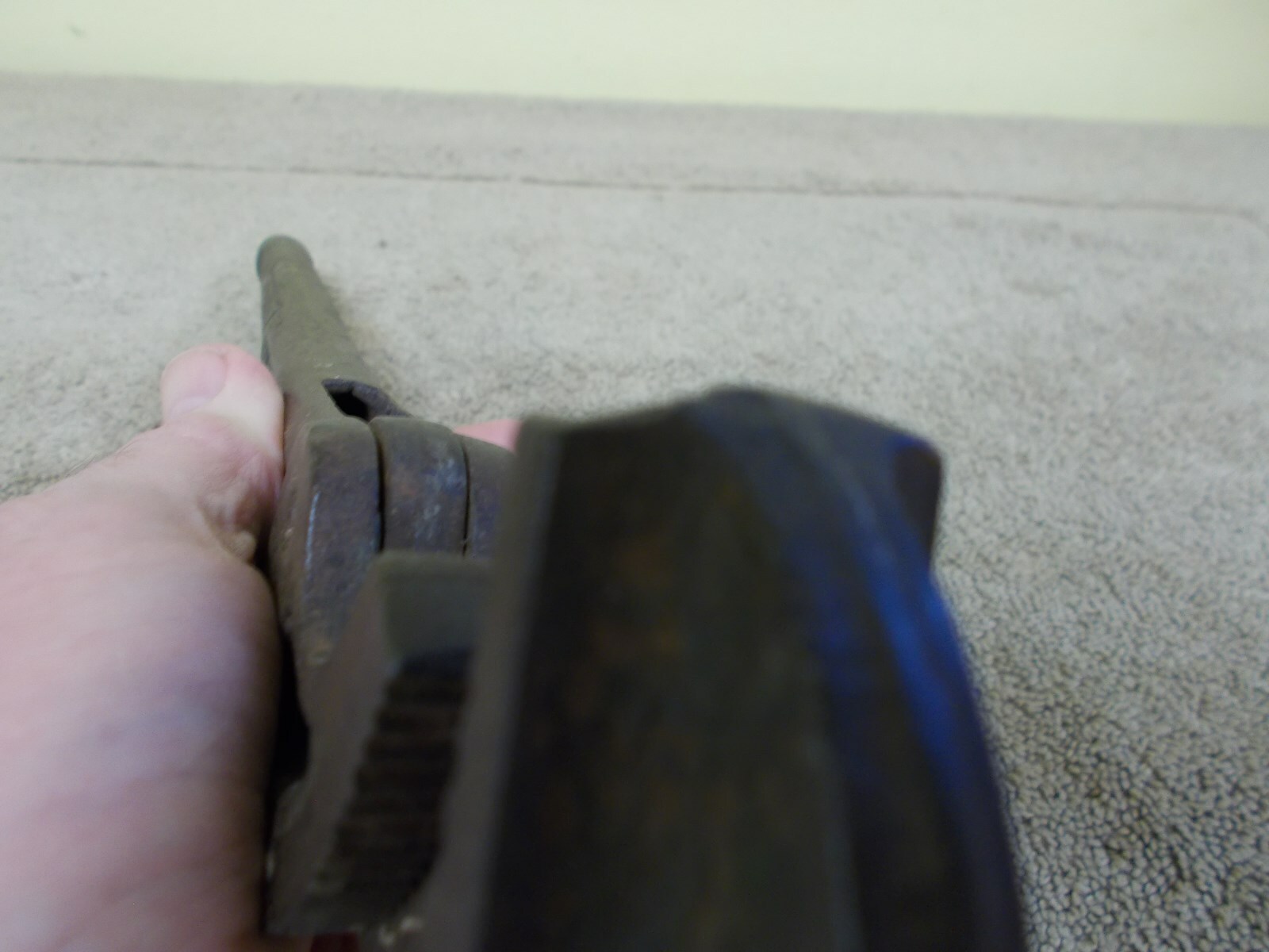 VINTAGE REED MFG. WRENCH ERIE PA. SPRING LOADED PIPE SPANNER TOOL 11 ...