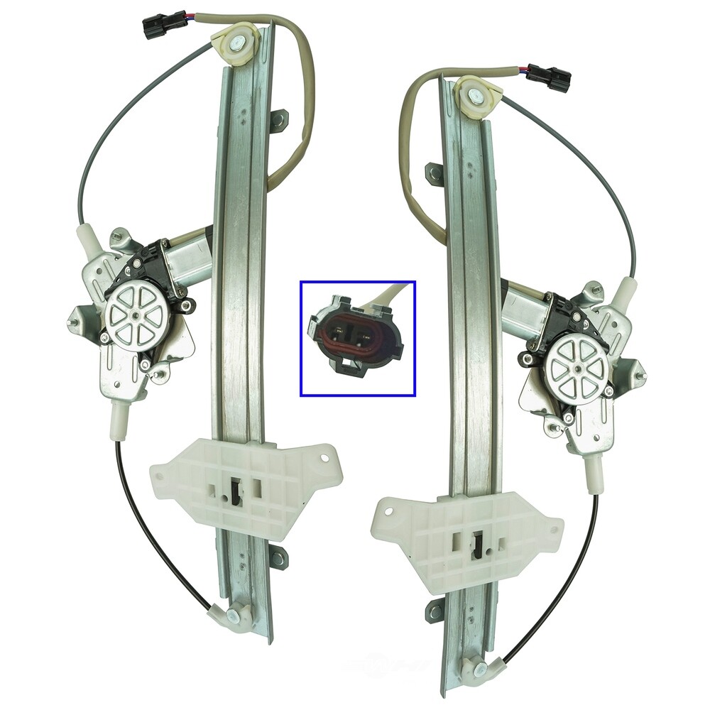 Power Window Motor and Regulator Assembly-Power 2 Piece Window ...