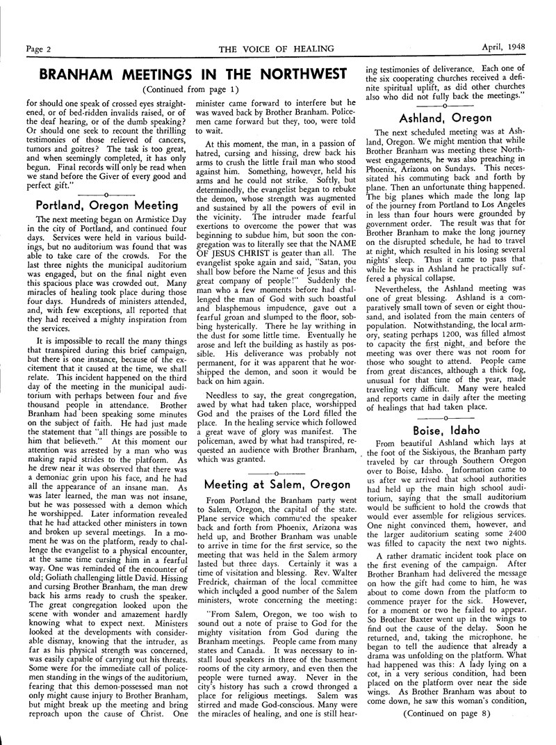 200 FULL ISSUES - THE VOICE OF HEALING MAGAZINE - RARE - PDF - VINTAGE ...