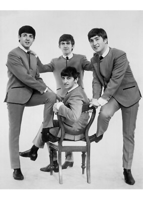 The Beatles Together And Smiling And Very Elegant 4x6” Picture ...