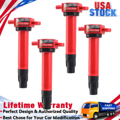 4PCS Ignition Coil For Chrysler Dodge Jeep Compass UF557 E1057 ...