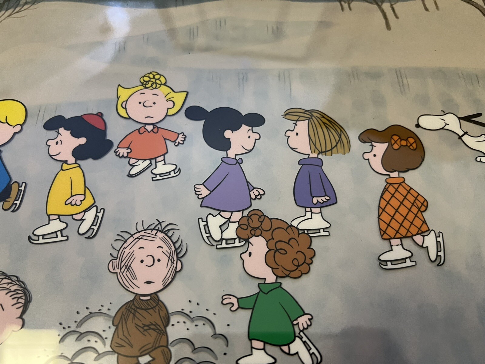 🎄 Charlie Brown Christmas Bill Melendez Signature Peanuts Cel The Great ...