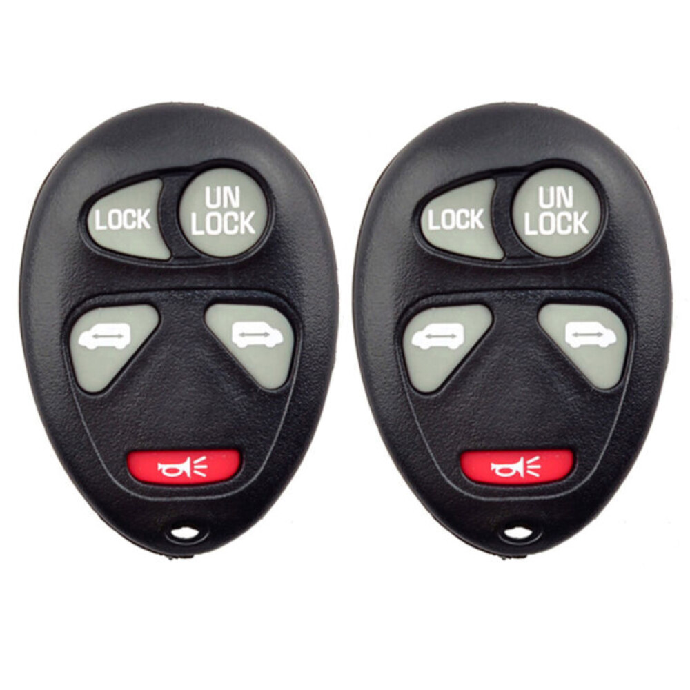 2PCS for Chevrolet Pontiac Oldsmobile 5 Buttons Remote Key Shell Case ...