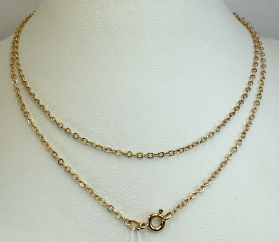 Vintage Original Soviet Rose Gold Chain 14K 583, Russian Gold Necklace ...