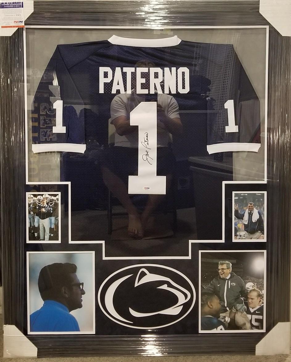 Joe Paterno Autographed Memorabilia | Signed Photo, Jersey ...
