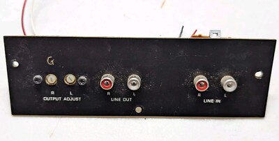 Technics Audio OutPut Back RCA Board From RS-263AUS Cassette Deck Parts ...
