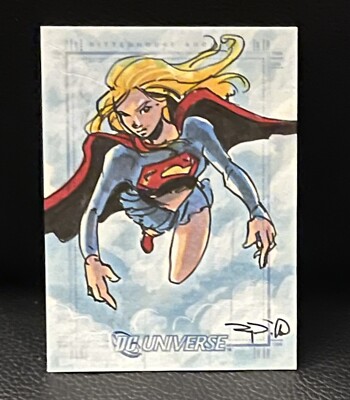 DC Universe Supergirl Sketch by Ray Dillon DC Legacy | eBay