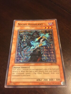 Yugioh: Night Assailant - AST-080 - Ancient Sanctuary - Played | eBay