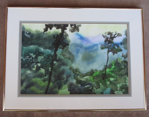 RENOWNED JUNGLE ARTIST SARAH DOWELL WATERCOLOR PAINTING, MONTEVERDE ...