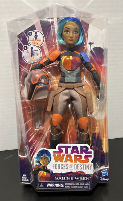Star Wars-Forces of Destiny- Sabine Wren-11 in Figure-NIB | eBay