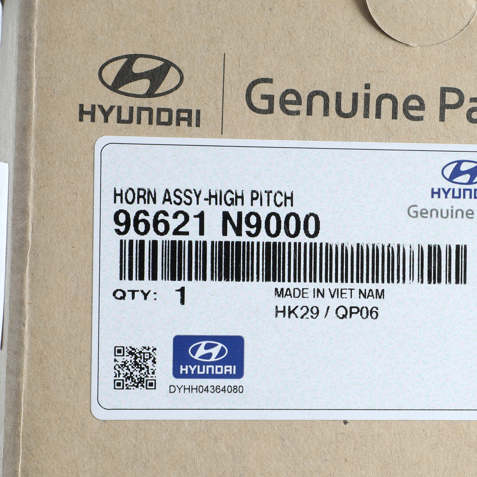 Genuine Hyundai High Note Horn 96621-N9000 for sale online | eBay