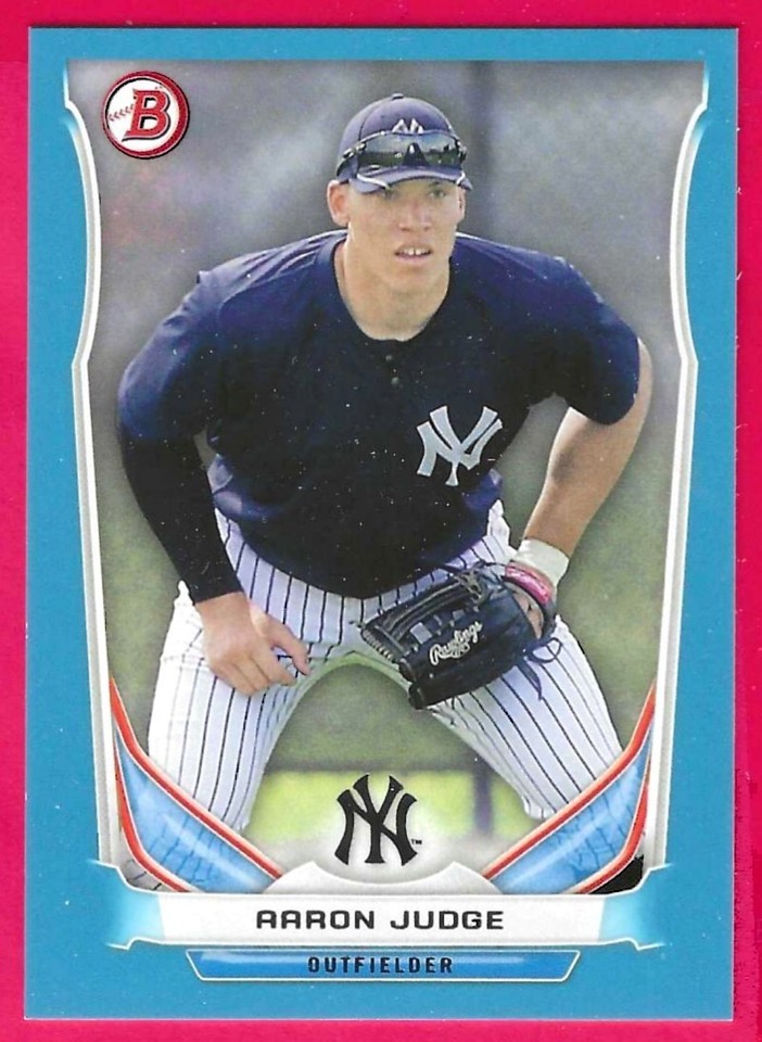 2014 Bowman Aaron Judge Blue Rookie 151/399 Top Prospect #TP-39 NY ...
