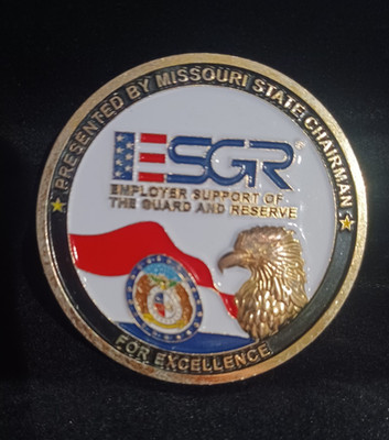 Challenge Coin - Missouri State Chairman Missouri ESGR Military ...