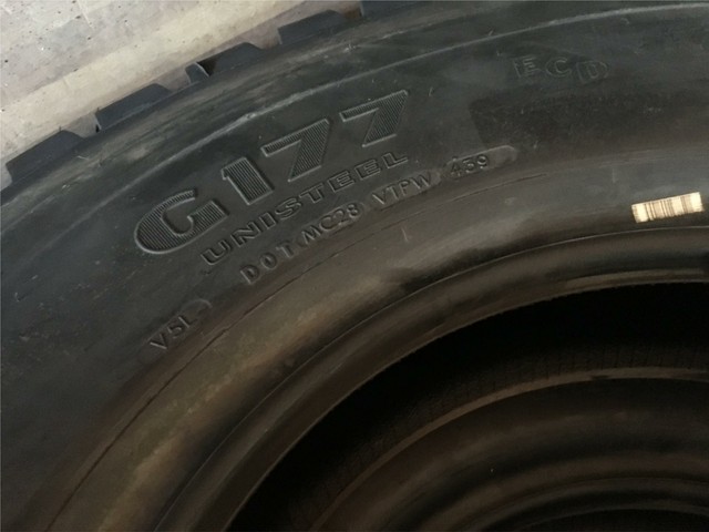 2 Commercial Truck Tire 1200r24 Goodyear G177 LRJ Heavy Lug Tires for ...