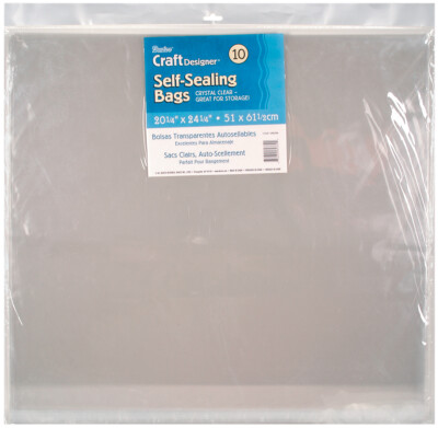 Plastic Self Sealing Bags 20.25 X 24.25 Inches Clear(5 Piece) | eBay