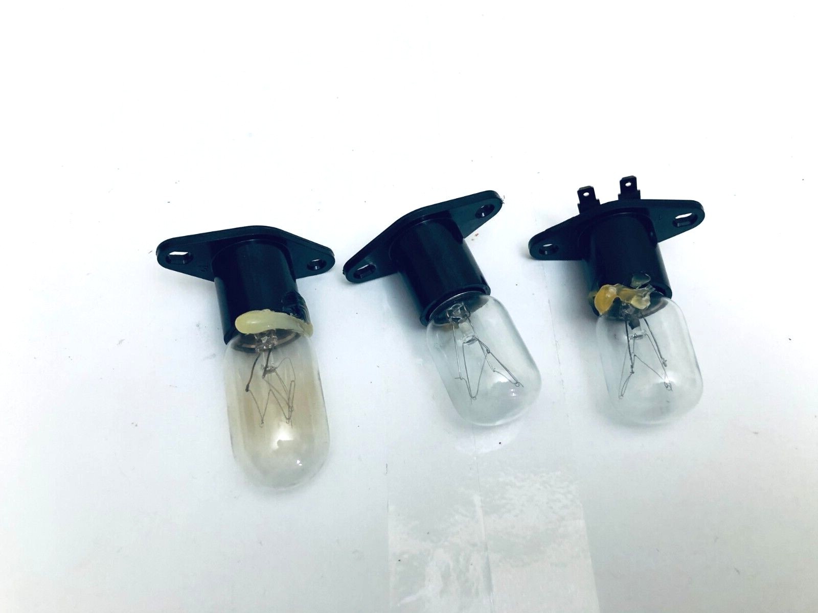 GE Microwave Model JVM3160DF4WW Light Bulb 3 pieces Lot | eBay