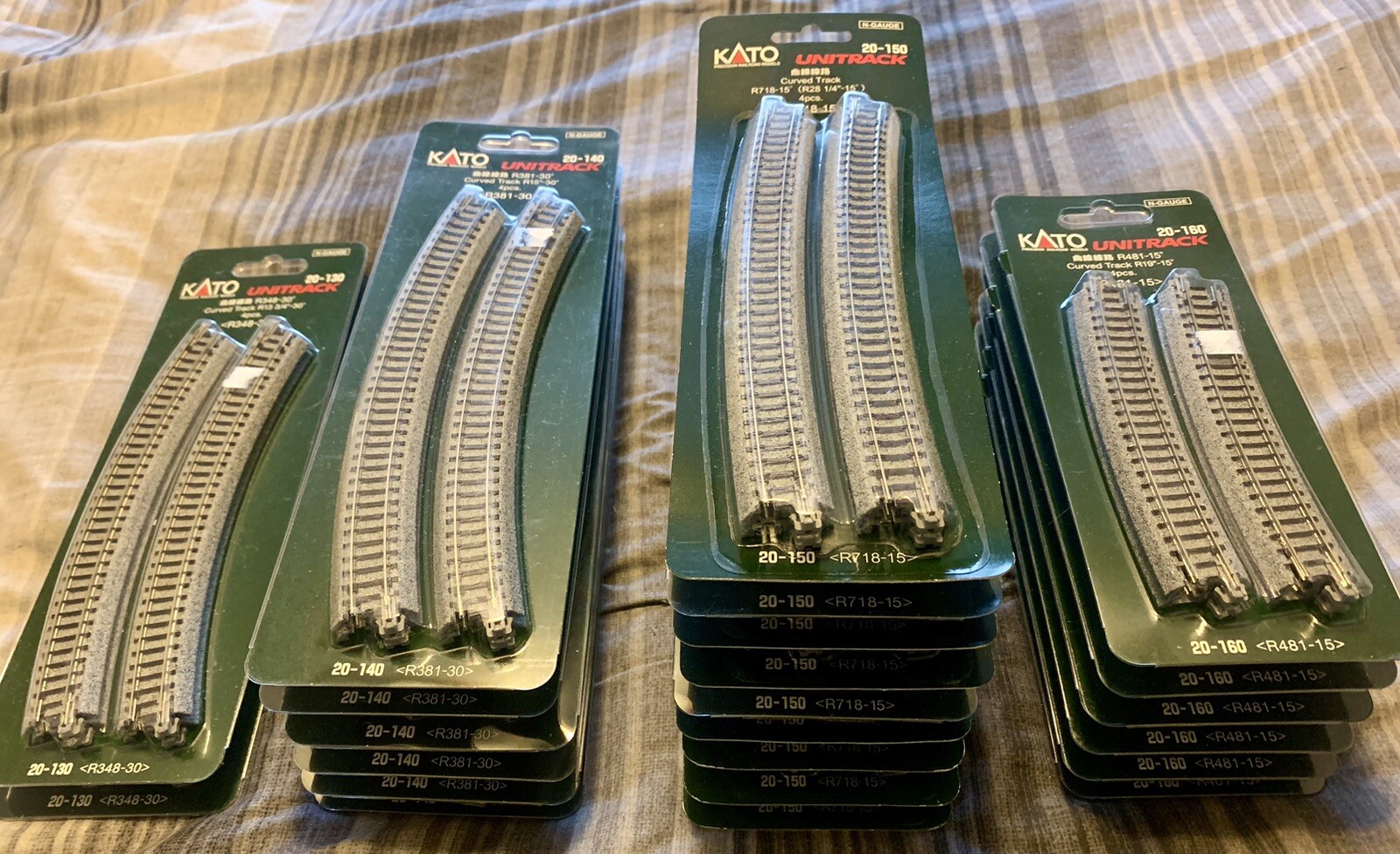 Lot Kato Unitrack Curves N Scale | eBay