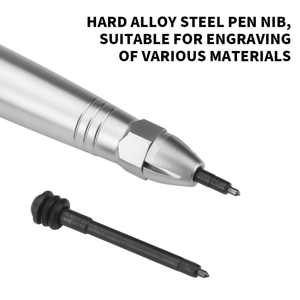 Air Scribe Engraver Pen Pneumatic Fine Carving Tool for Metal Glass ...