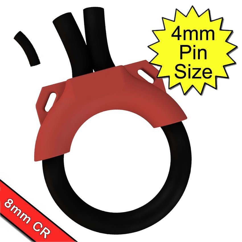 TENS Conductive Loops 2-Pack Conductive Rubber Loops For TENS/EMS Units ...