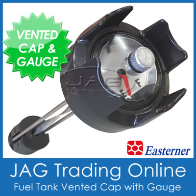BOAT FUEL TANK CAP WITH GAUGE & BREATHER VENT For 12L 22L 24L 25L ...