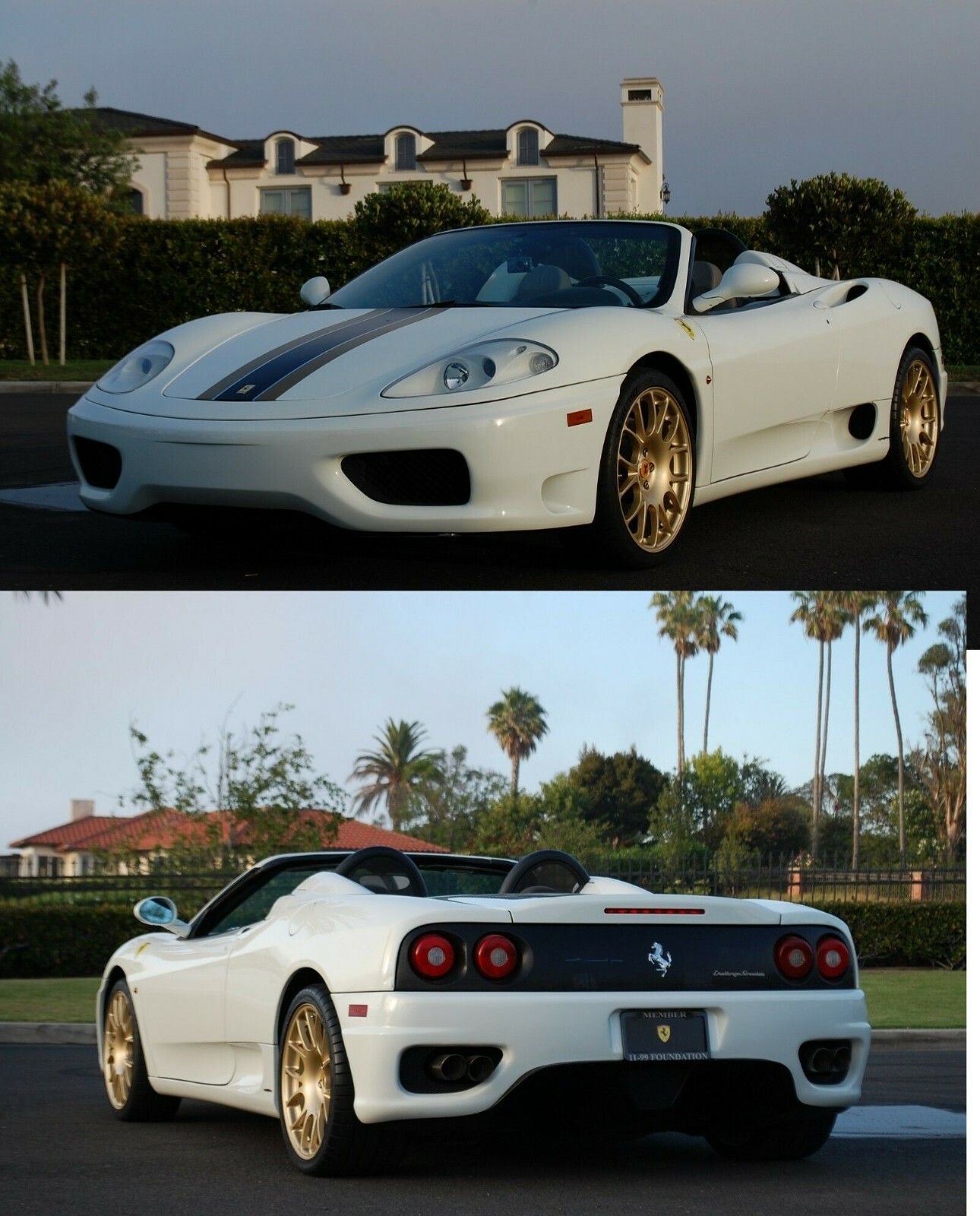 19" Ferrari F430 360 Challenge wheels - Any Color - Fit Carbon Cer ...