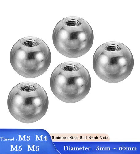 M3 M4 M5 M6 Gewinde 304 Edelstahl Stahlkugeln Mit Halbgewinde ...